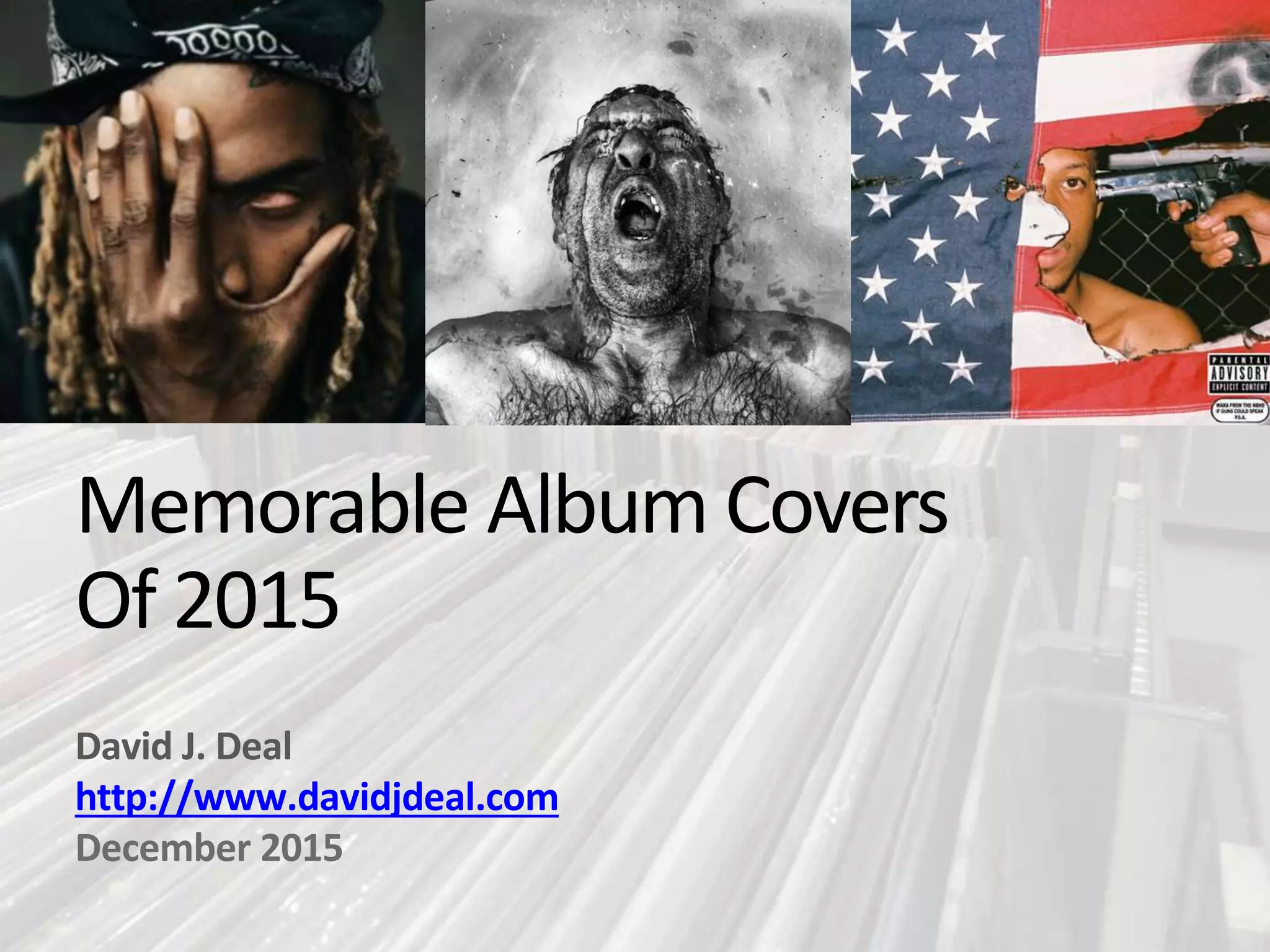 Memorable Album Covers of 2015 | PPT