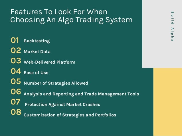 Build Alpha- Best Algorithmic Trading Software | PPTX