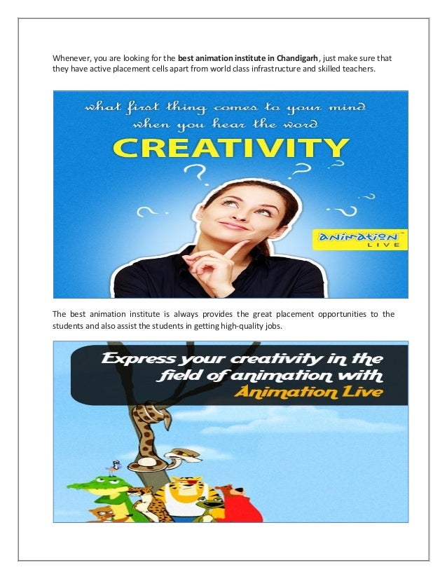 Best Animation Institute in Chandigarh - Animation Live Best Animation Institute in Chandigarh - Animation Live