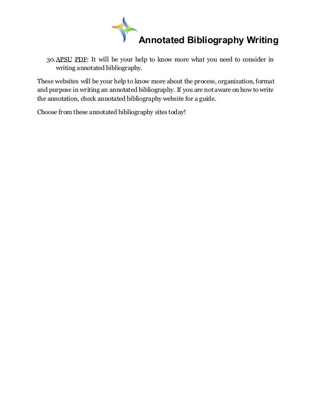 Discover the Best Annotated Bibliography Websites Discover the Best Annotated Bibliography Websites