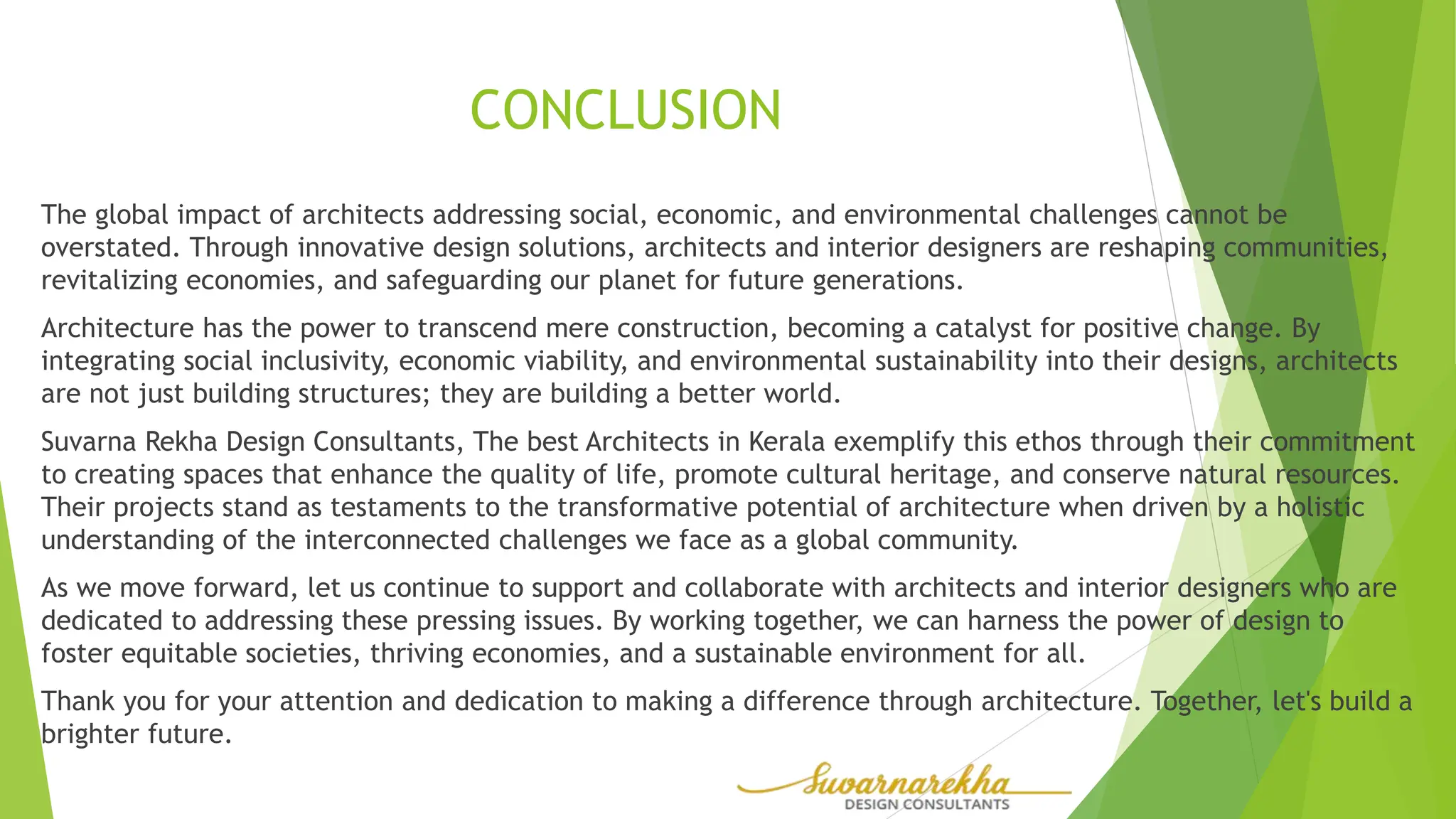 Best architects in kerala suvarnarekha design consultants.pptx