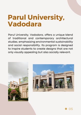 Top 5 Best Architecture Colleges in India | PDF