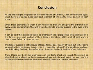 Different barriers to success with Vedic Astrology | PPT