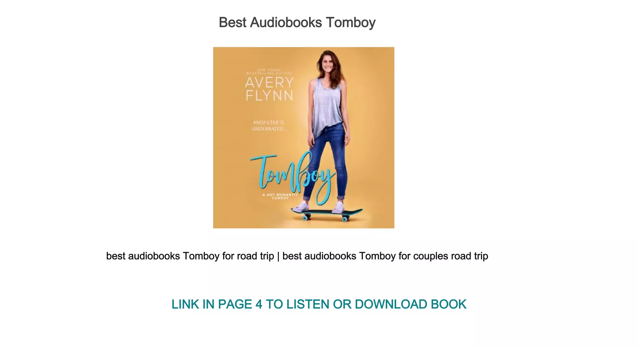 best audiobooks Tomboy | PDF