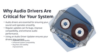 Best Audio Card Driver Updater Tools for Quick and Easy Driver ...