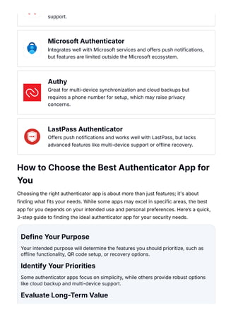 Microsoft Authenticator on Mac MicrosofMicrosoft | PDF