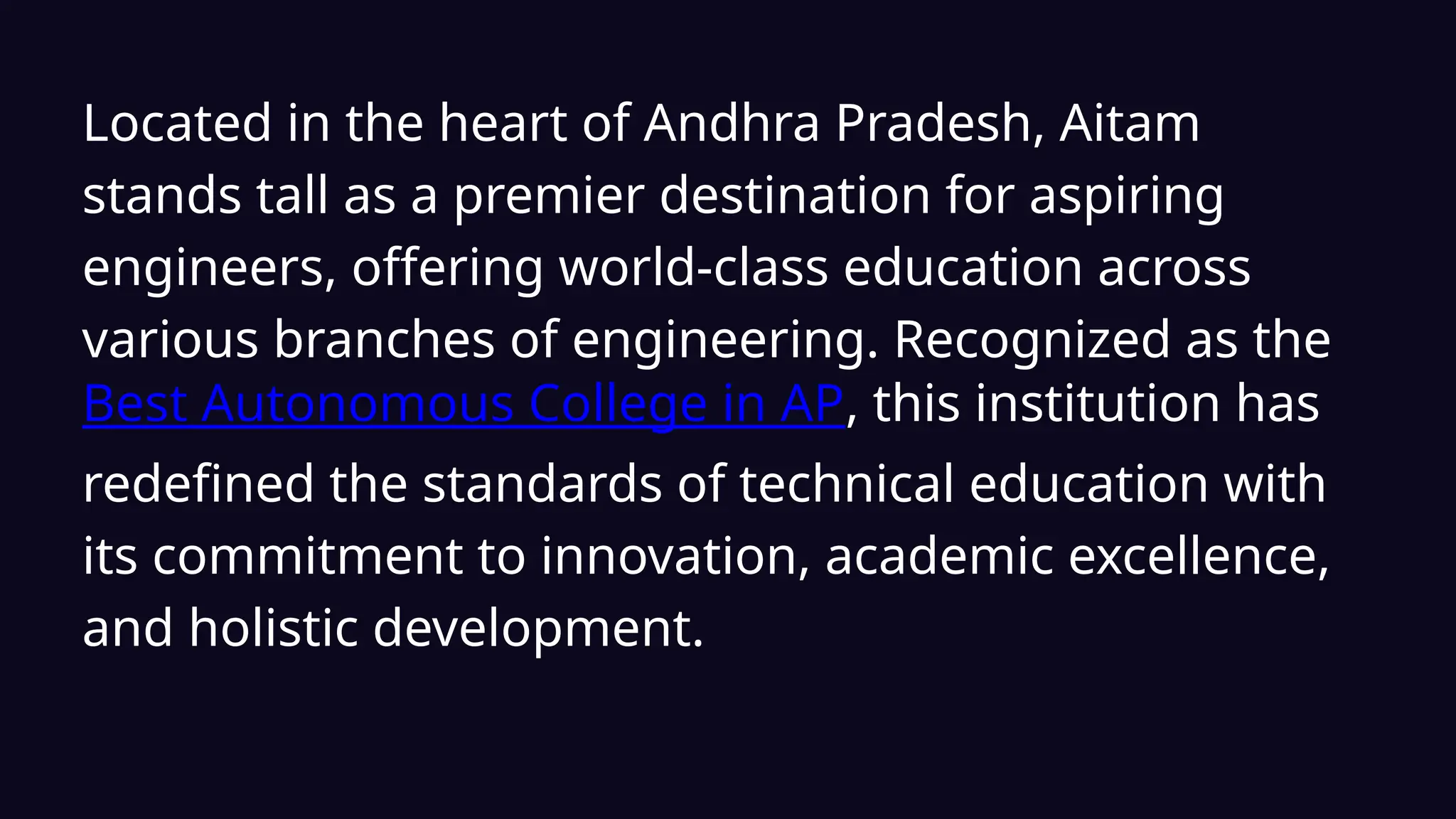 Best Autonomous College in AP (Andhra Pradesh) | PPT