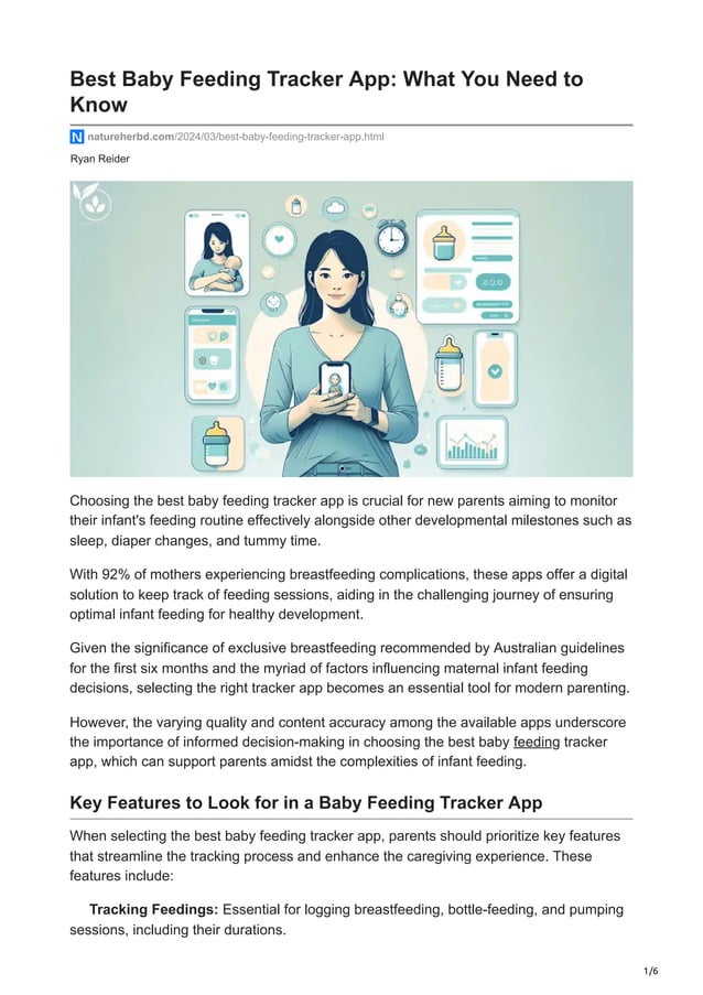 Best Baby Feeding Tracker App What You Need to Know | PDF