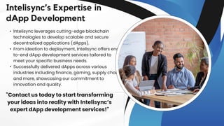 Exploring Popular Platforms for Decentralized Application (dApp) Development | PPTX