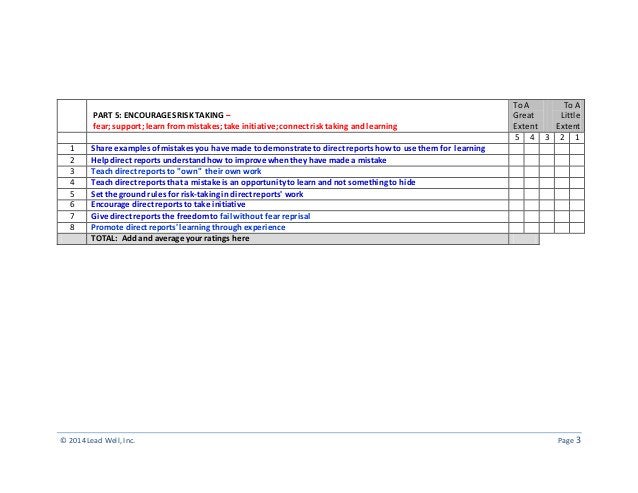 Best Boss Self Assessment | DOCX | Business | Business and Finance
