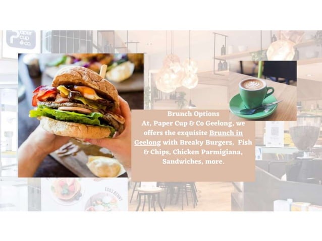 Delicate Brunch menus in Geelong | PPTX