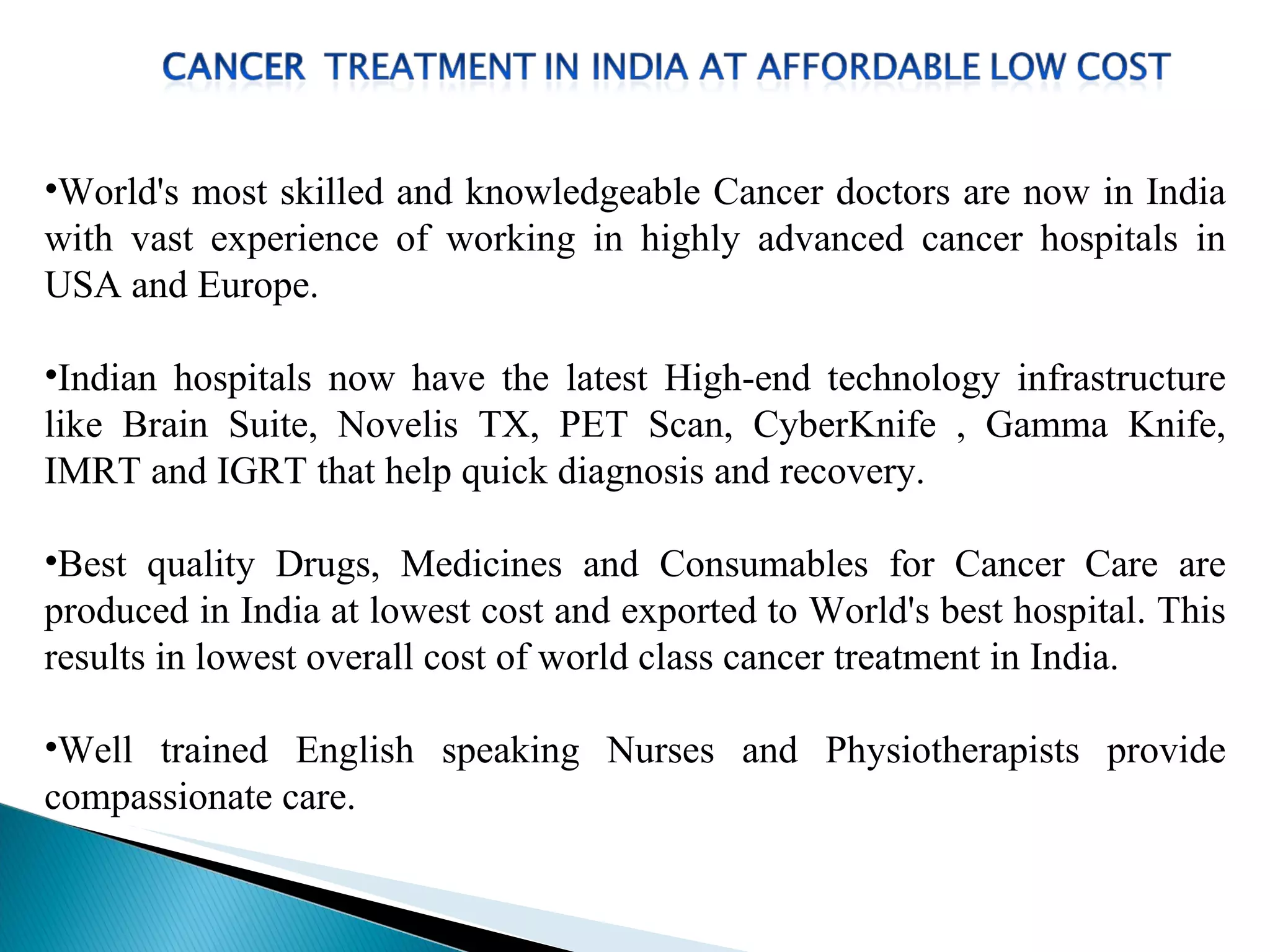 Cancer Hospital India | PPT