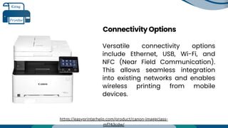 Best Canon imageCLASS MF743Cdw Color Laser Printer.pdf