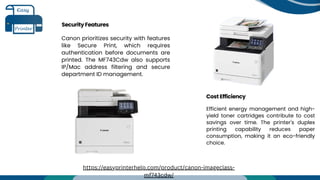 Best Canon imageCLASS MF743Cdw Color Laser Printer.pdf