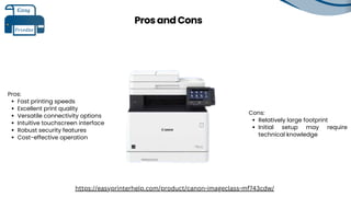 Best Canon imageCLASS MF743Cdw Color Laser Printer.pdf
