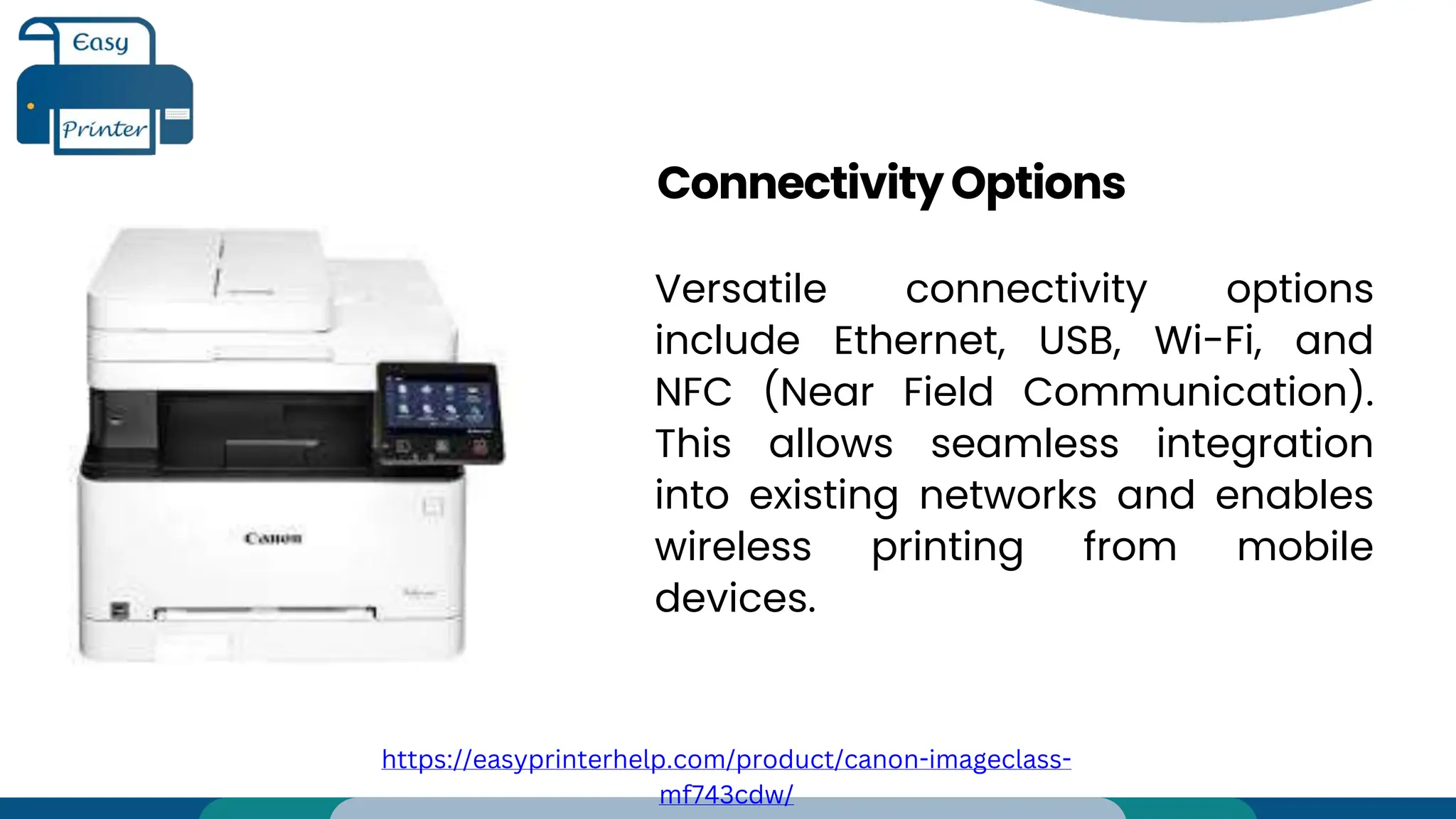 Best Canon imageCLASS MF743Cdw Color Laser Printer.pptx