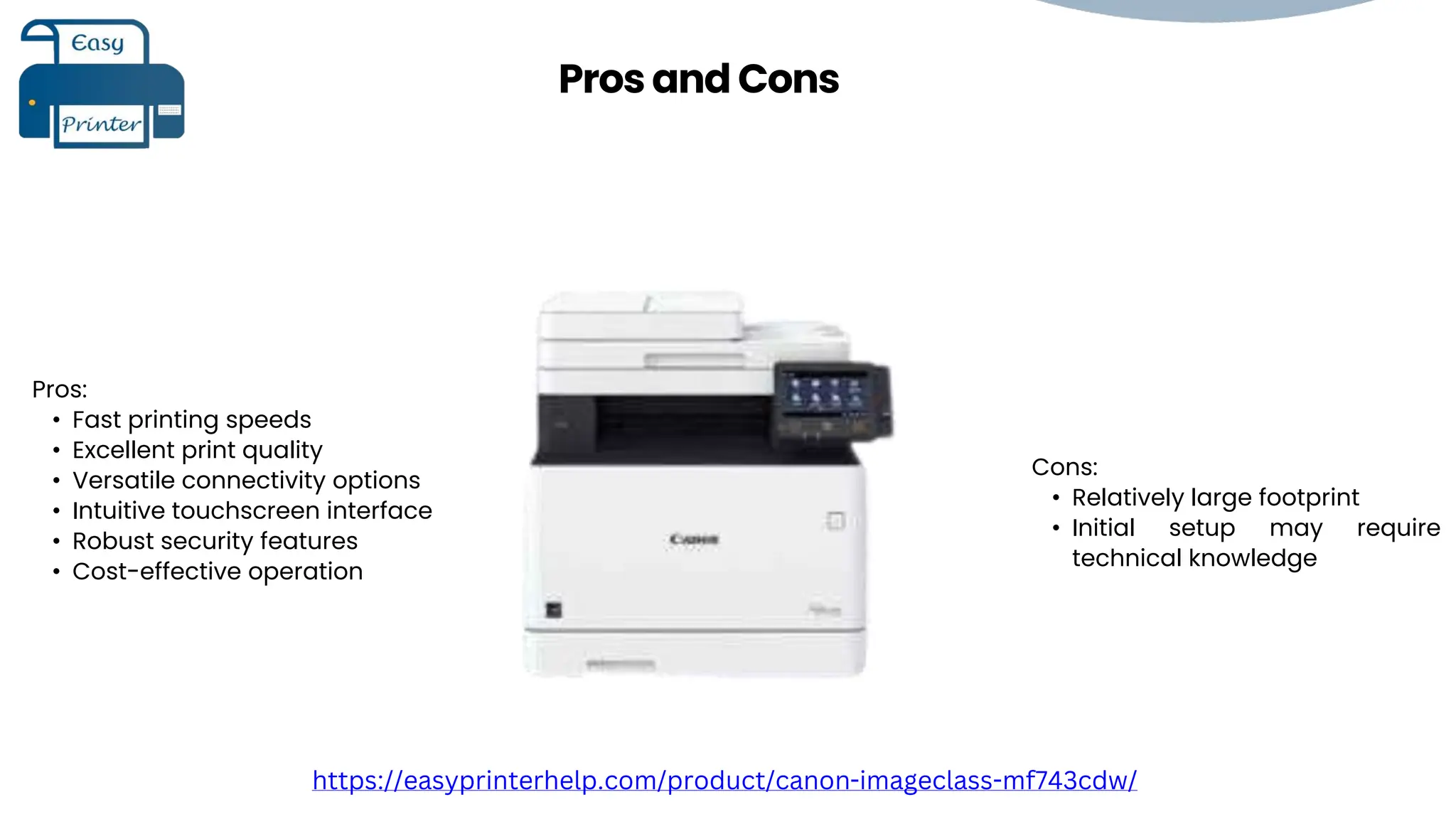 Best Canon imageCLASS MF743Cdw Color Laser Printer.pptx