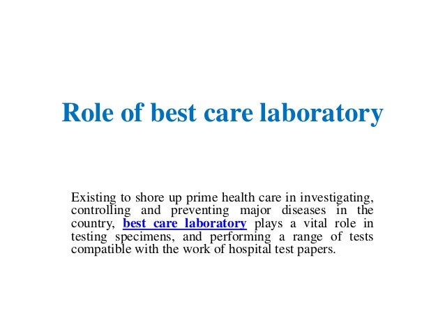 Bestcare lab delivering great healthcare systems