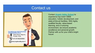 Angels Valley School- Best CBSE School in Rajpura | PPT