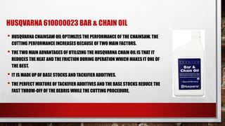 Best chainsaw chain oil | PPT
