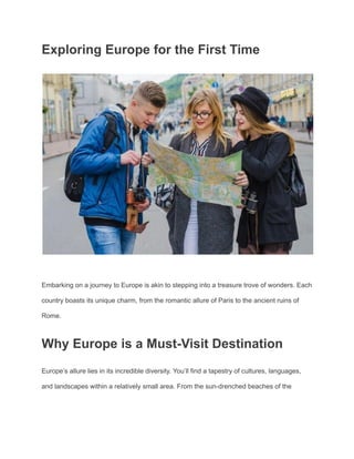 Best Cities To Visit In Europe Touris.ts