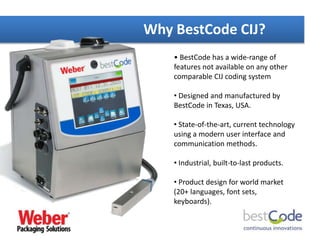 Best code continuous ink jet system overview | PPTX