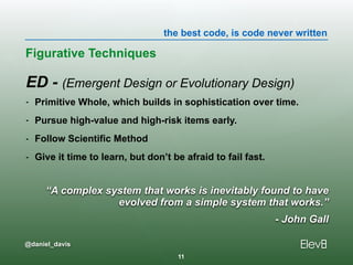 the best code, is code never written | PPT