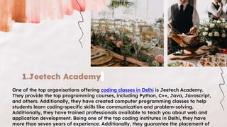Best Coding Classes in Delhi | PPT