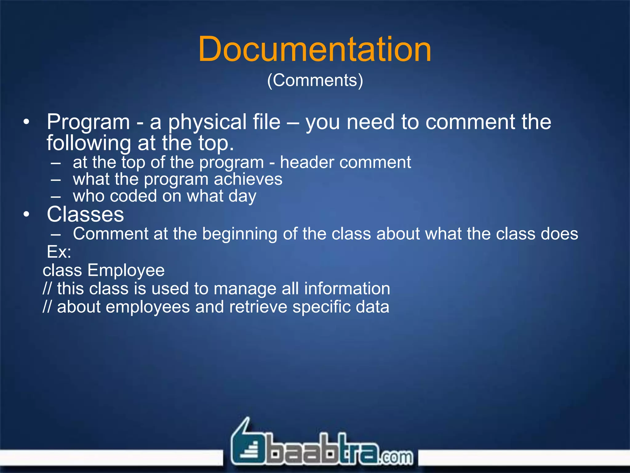 Best Coding Practices Pptx