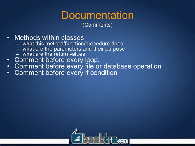 Best coding practices | PPTX