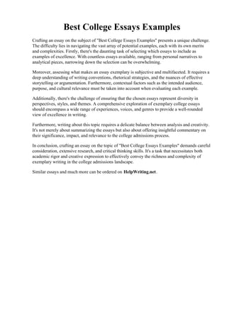 Best College Essays Examples.pdf