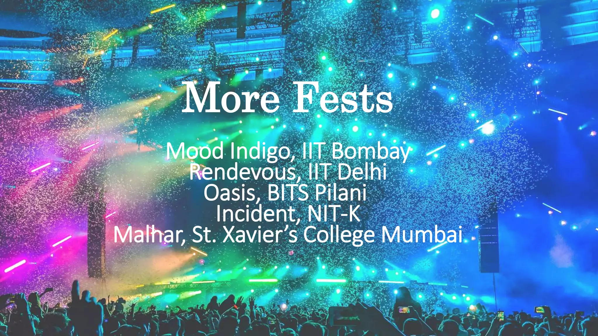 Best college fests in india | PPT