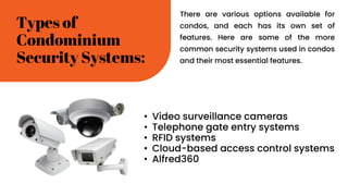 Best Condominium Security System Installation and Services | PPT