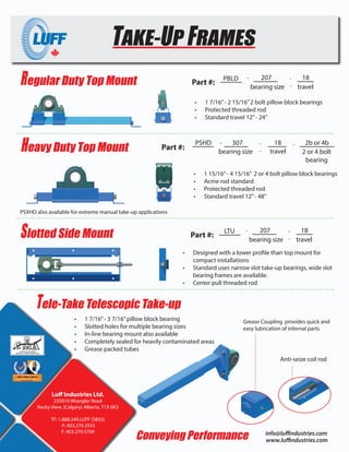 Conveyor System Accessories By Luff Industries | PDF