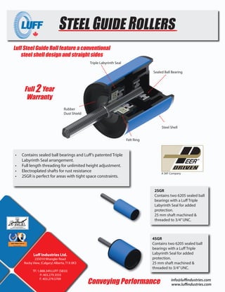 Conveyor System Accessories By Luff Industries | PDF