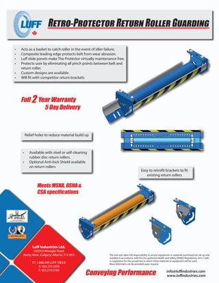 Conveyor System Accessories By Luff Industries | PDF