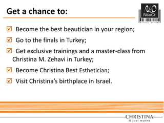 Christina Best Esthetician Award | PPTX