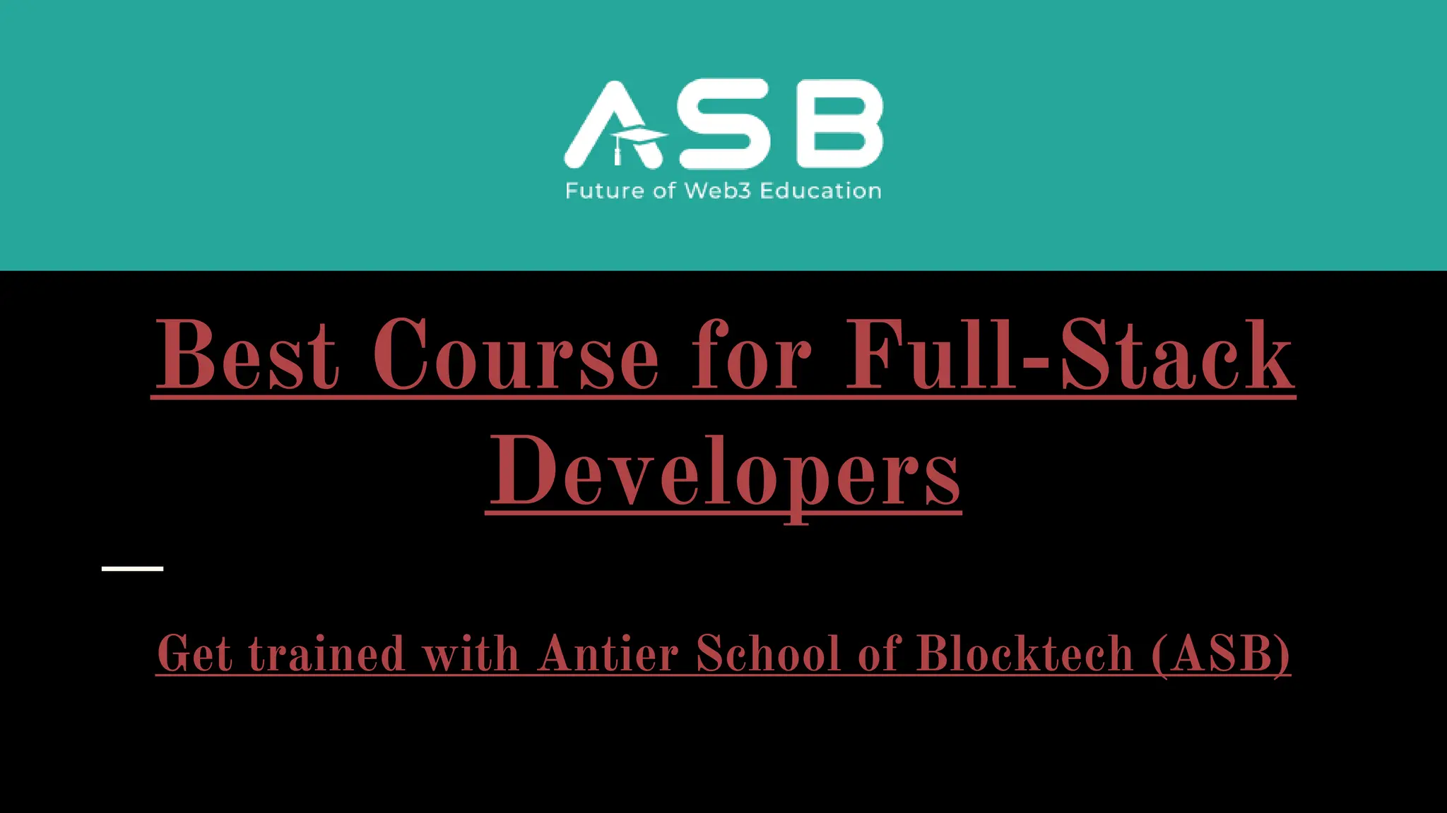 Best Course For Full Stack Developers Antier School Of Blocktech Asb Ppt