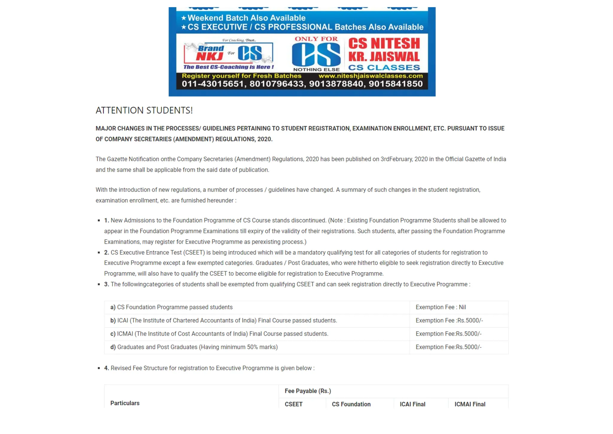 Demystifying the CS Executive New Syllabus 2024 | PPT