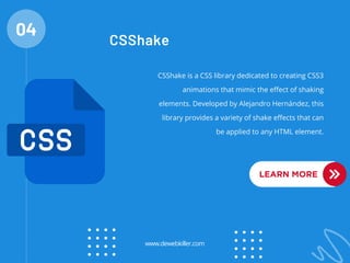 Best CSS Animation Libraries for Web Developers | PPT