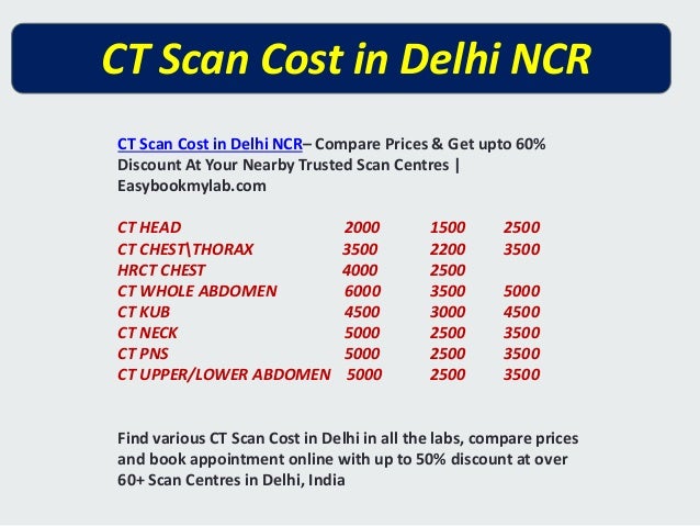 Best CT Scan centres in Delhi | CT Scan Cost in Delhi