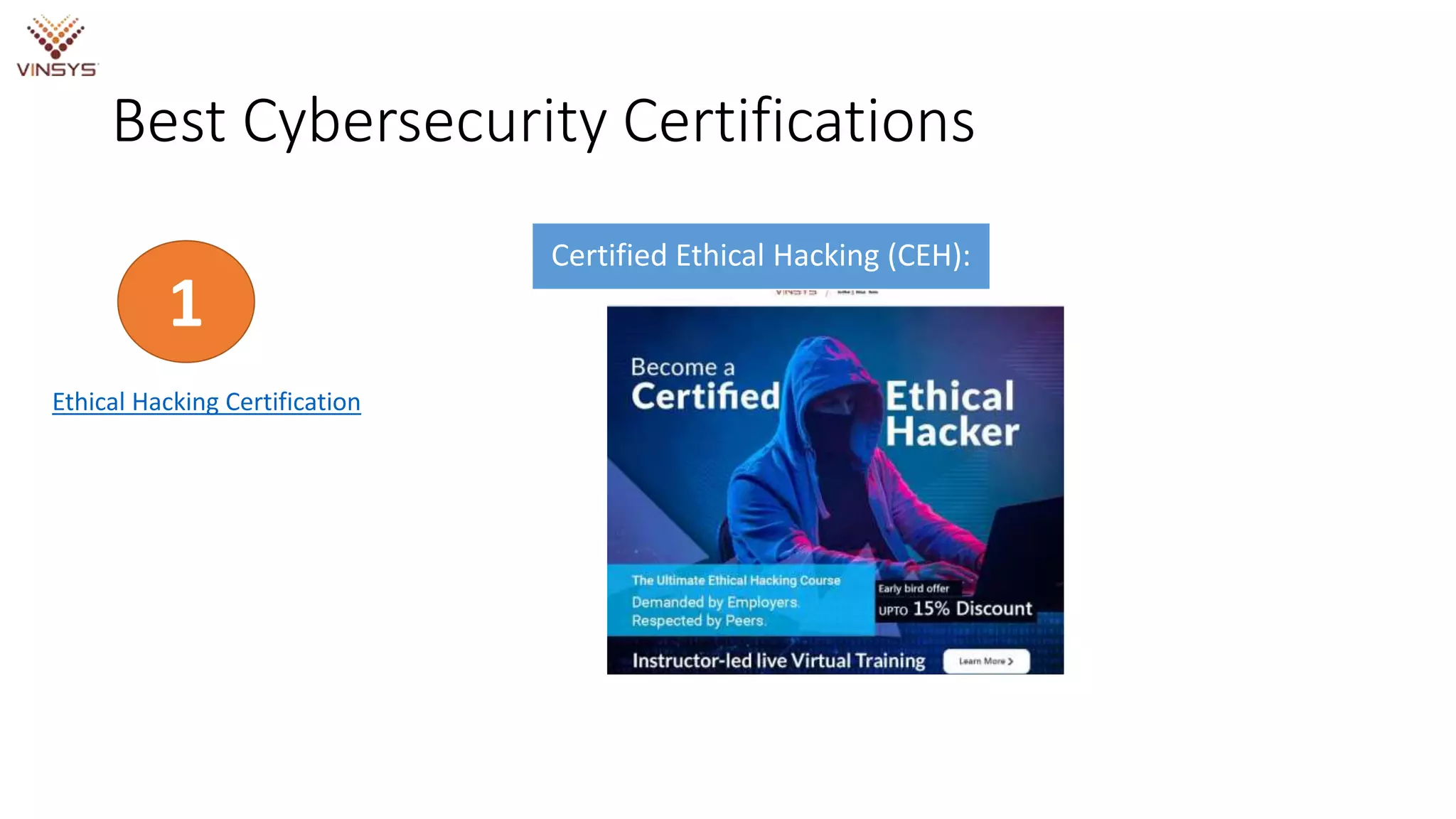 Best Cybersecurity Certification Courses [2022]-vinsys | PPT
