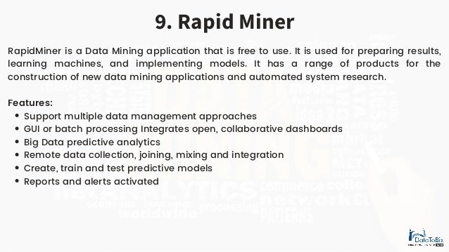 25 Best Data Mining Tools in 2022 | PDF