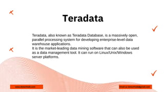 Data Mining Tools for Your Business | Dotechtalk | PPT