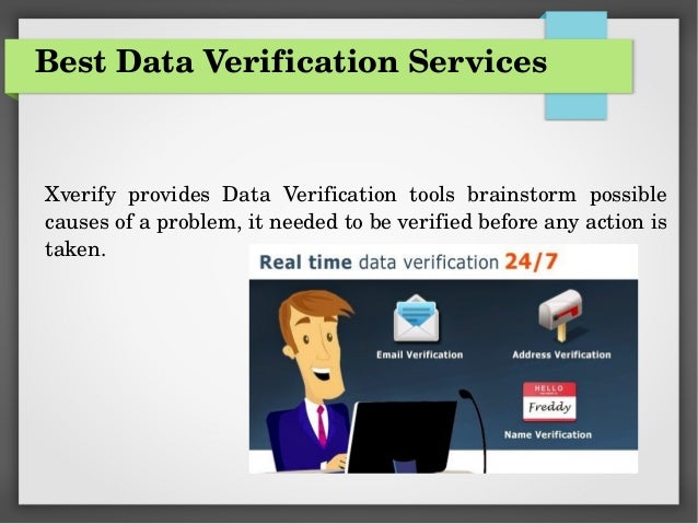 Best Data Verification Services