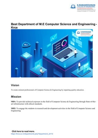 Best Department of M.E Computer Science and Engineering - Krce.pdf