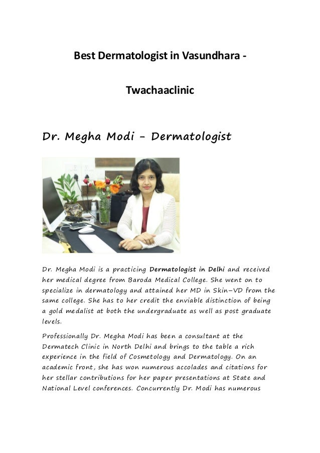 Best Dermatologist in Vasundhara - Twachaaclinic | PDF