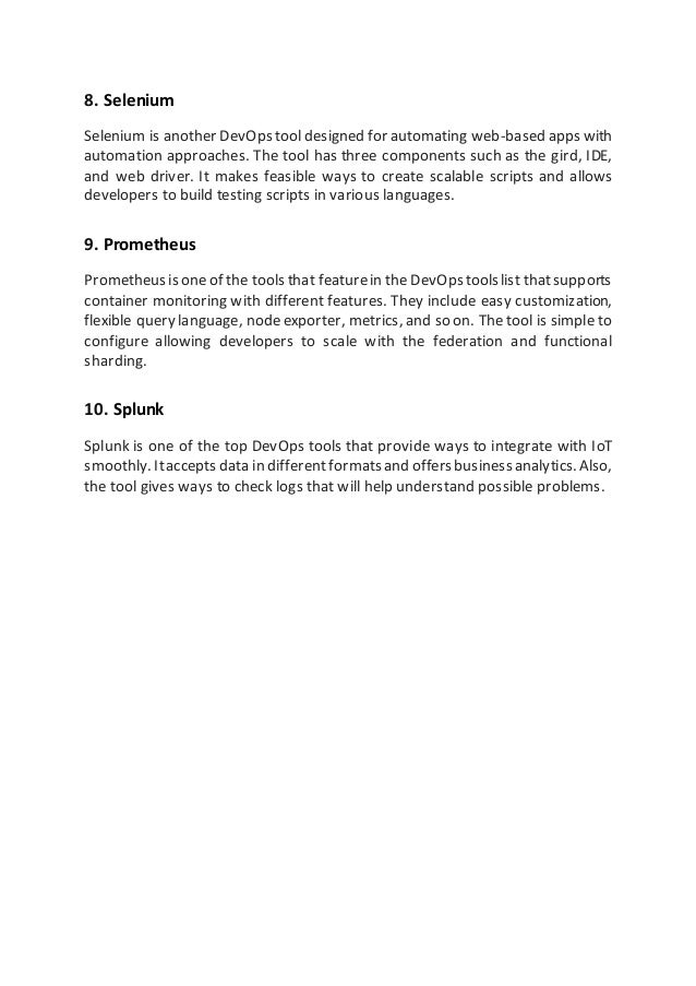 Best dev ops tools to master in 2022 | PDF