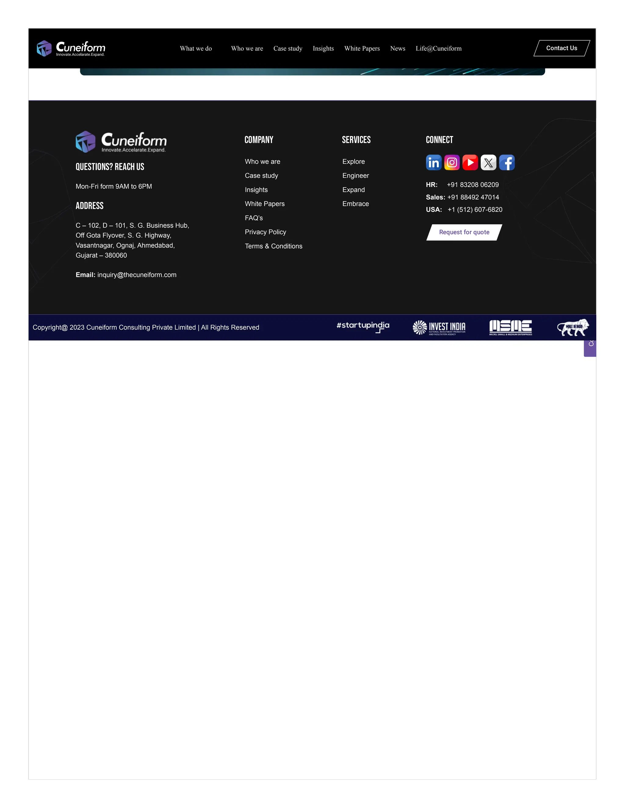 Best Digital Transformation Solutions Company USA - Cuneiform | PDF