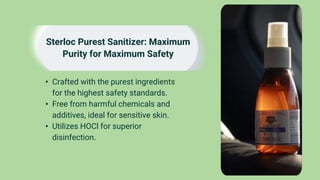 Sterloc: The Ultimate Dual-Action Sanitizer and Disinfectant Powered by ...